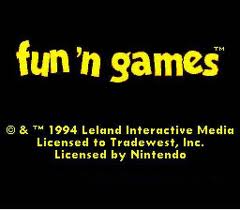 Play Fun N Games game – for SNES on SNESFUN Multiplayer Retro games online
