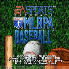 Play MLBPA Baseball game – for SNES on SNESFUN Multiplayer Retro games ...